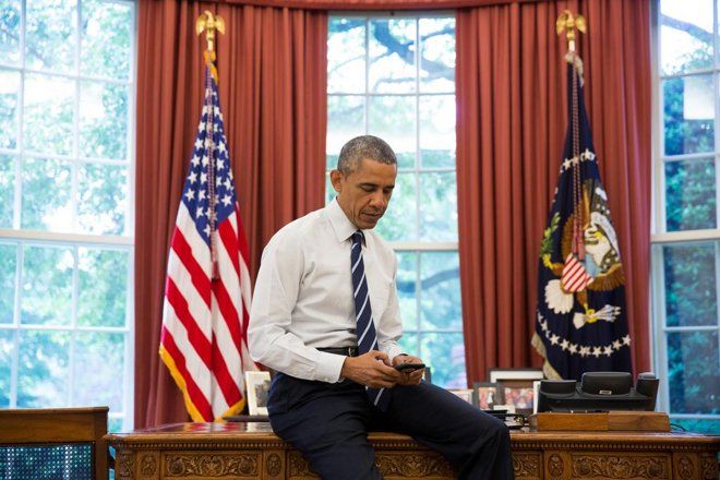 Barack Obama è su Twitter: il primo post da iPhone - Melablog