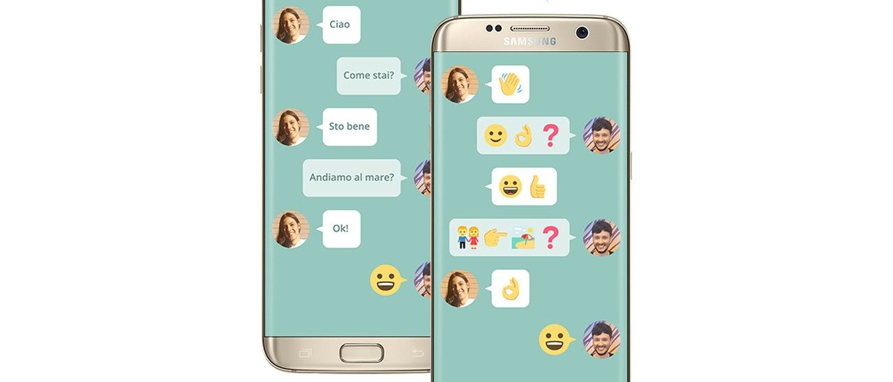 Samsung Wemogee, app per parlare con le immagini - Webnews