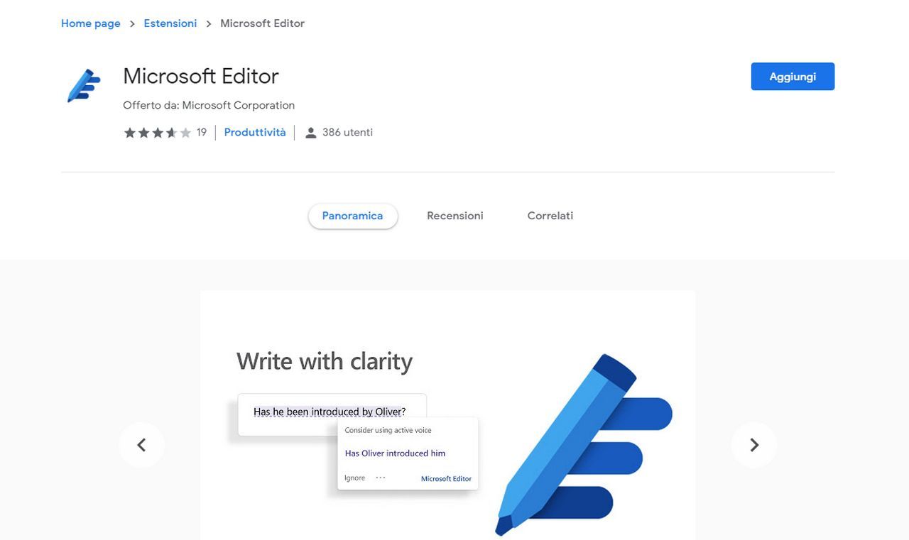 Microsoft Editor: correttore automatico per Chrome ed Edge - Webnews